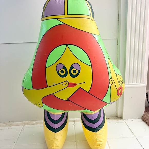 Arista Corp | Toys | Vintage 971 The Letter People Inflatable Alphabet ...